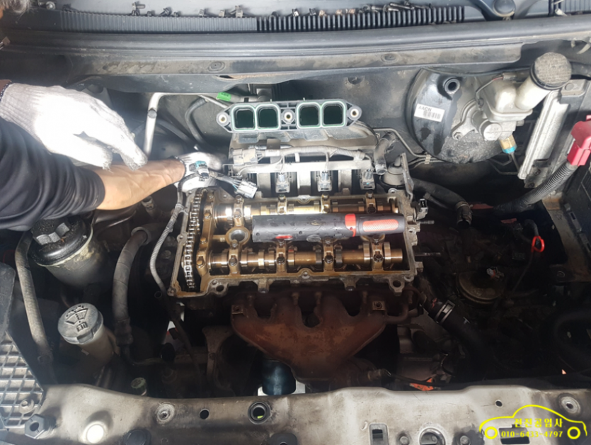 스파크 헤드가스켓 교환 히터호스 교환 워터펌프 교환 점화플러그 교환 차종별 정비갤러리 전진모터스